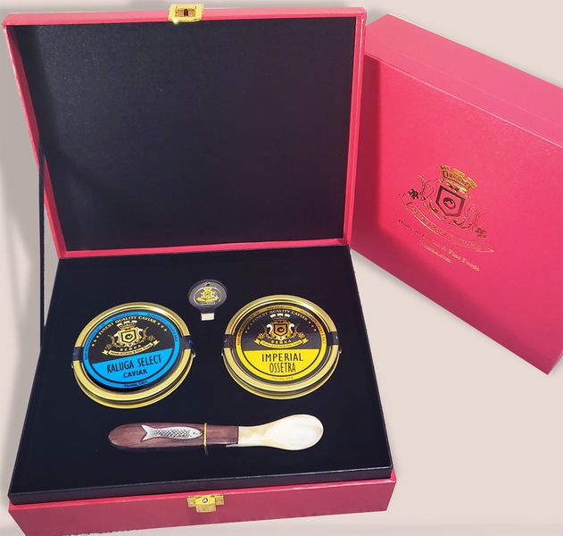 Caviar Gift Sets - Red Boxes
