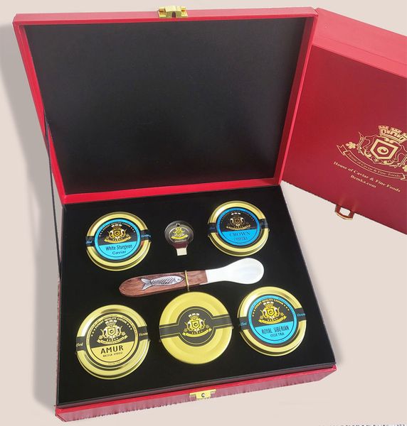 Caviar Gift Sets - Red Boxes