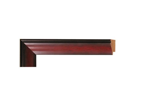 1 1/8" Contemporary Mahogany Picture Frame Moulding, Frame Molding ...