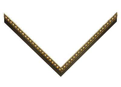 1/2" Fillet Gold Bead Picture Frame Moulding