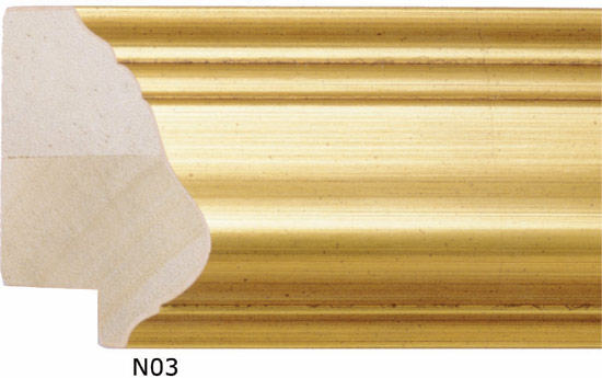 2 1/2" Gold Wood Picture Frame Moulding,Frame Molding UMN03 GI