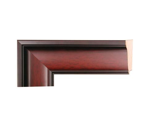 2 7/8" Mahogany Picture Frame Moulding, Frame Molding. MO79653 Modern III