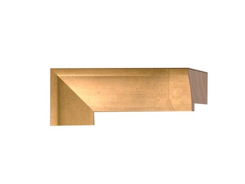 2" Contemporary Gold Picture Frame Moulding, Frame Molding. MO80628 Gold IV