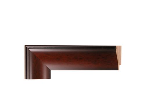 2" Contemporary Walnut Picture Frame Moulding, Frame Molding. MO80213 ...