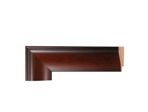 2" Contemporary Walnut Picture Frame Moulding, Frame Molding. MO80213 ...