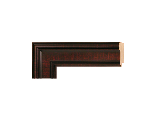 2" Mahogany Picture Frame Moulding, Frame Molding. MO81045 Modern III