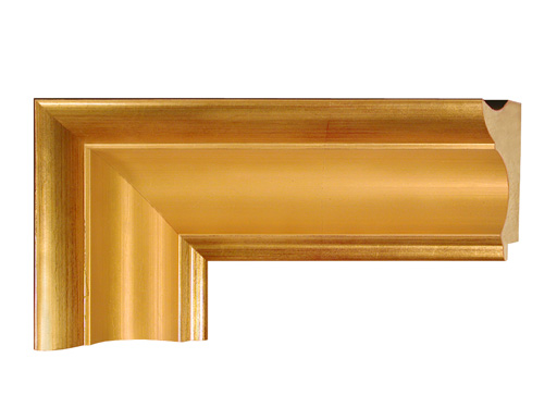 3" Gold Picture Frame Moulding, Frame molding. MO83366 GIII