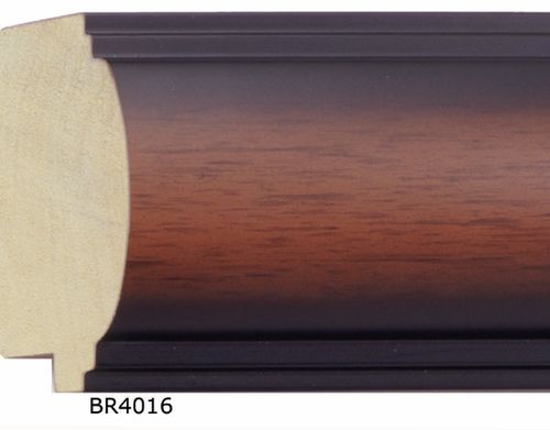 3" Walnut Wood Picture Frame Moulding, frame molding. MBR4016 Veneer I