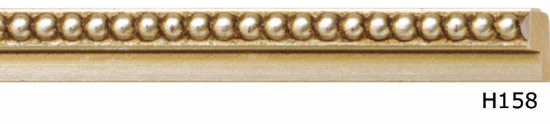 Large Silver Fillet, Picture Frame Moulding, Frame molding