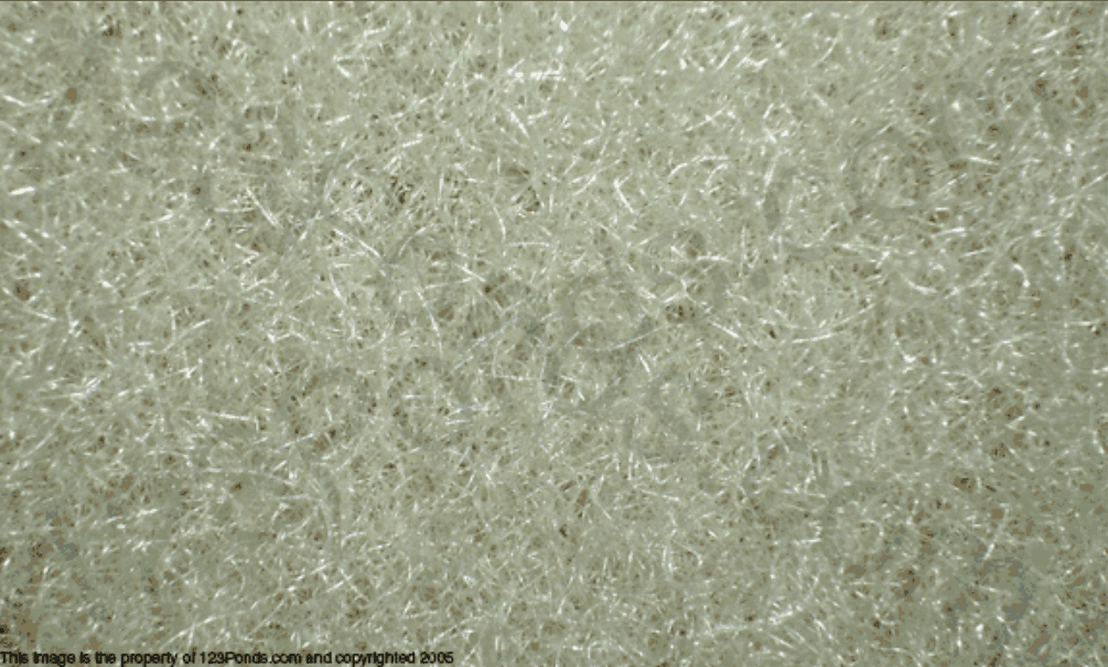 1-1/4" Thick Biological Filter Material - Cream - 28" x 10'