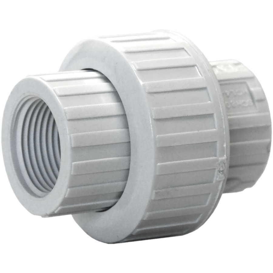 Schedule 40 PVC - Threaded Union - 1" FPT x 1" FPT