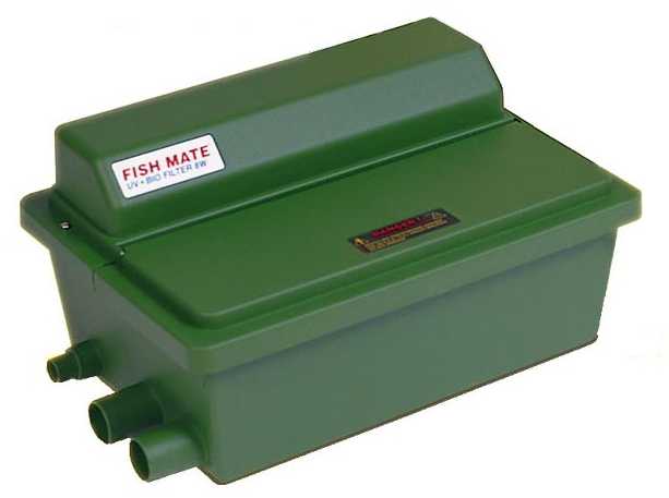 FishMate 500 G-UV Compact 8 Watt UVC + Bio Pond Filter - AN-226