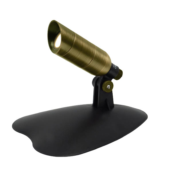 Anjon - 1-Watt LED Brass Mini Spotlight with 6-Watt Transformer - MSKIT1W