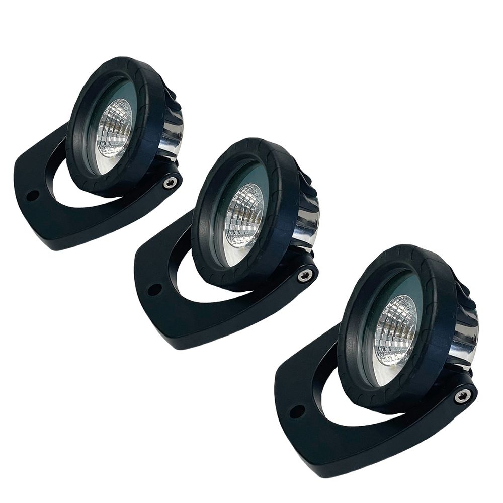 Anjon - (3) 6-Watt LED White Light Kit for Floating Fountains w/ 100 ...