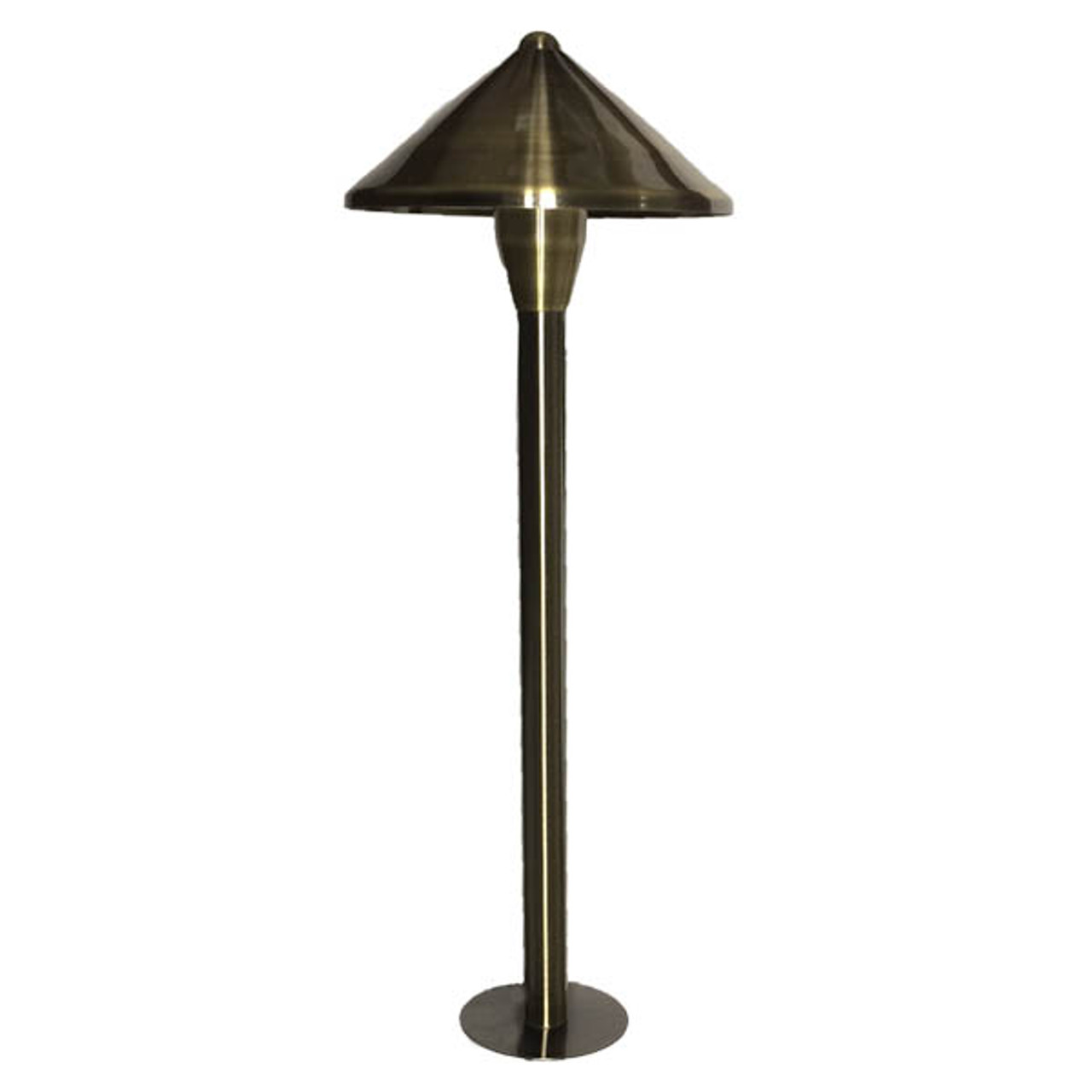 Anjon - 3-Watt LED Brass Dome Path Light - 3WDP