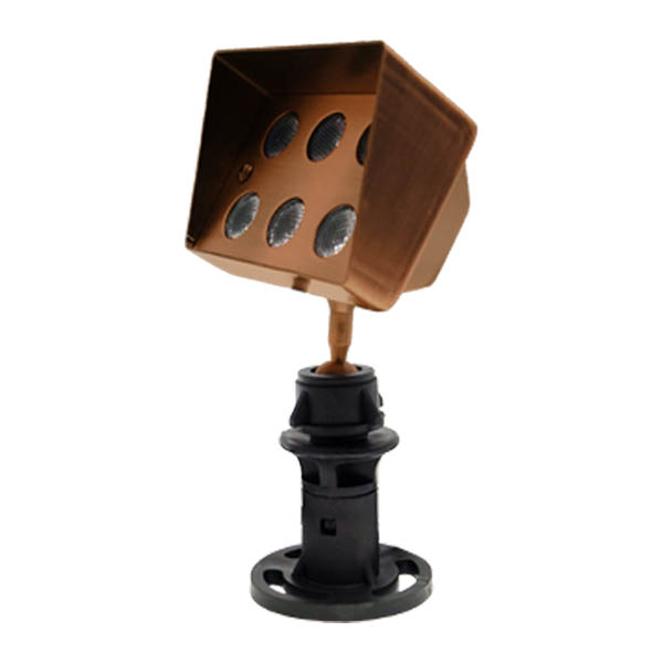 Anjon - 6-Watt LED Bronze Flood Light - 6WFL-BZ