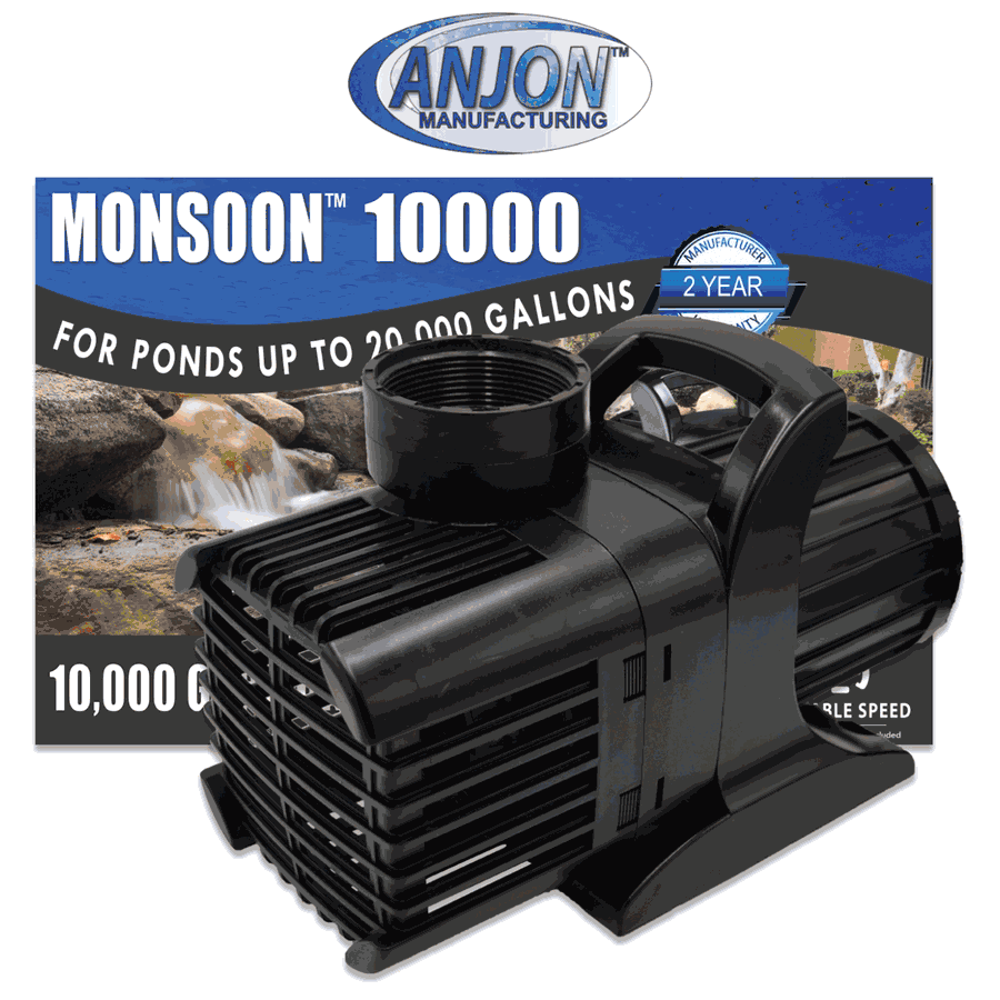 Anjon - Monsoon Pump - 10000 GPH - 30ft Cord