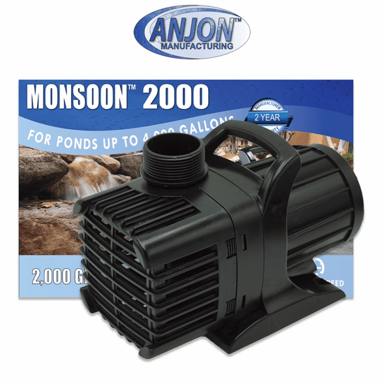 Anjon - Monsoon Pump - 2000 GPH - 30ft Cord
