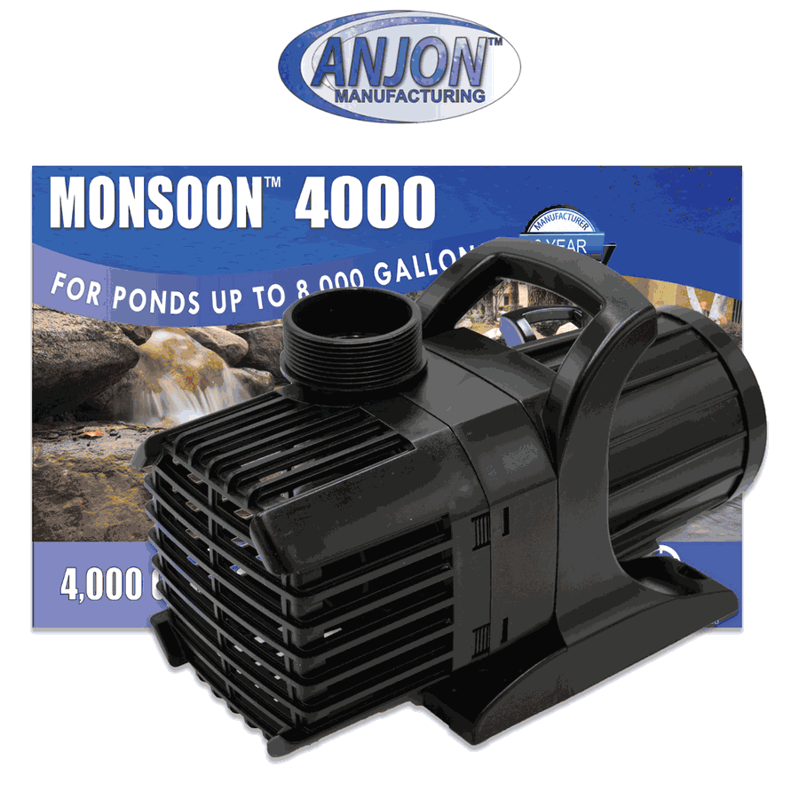 Anjon - Monsoon Pump - 4000 GPH - 30ft Cord