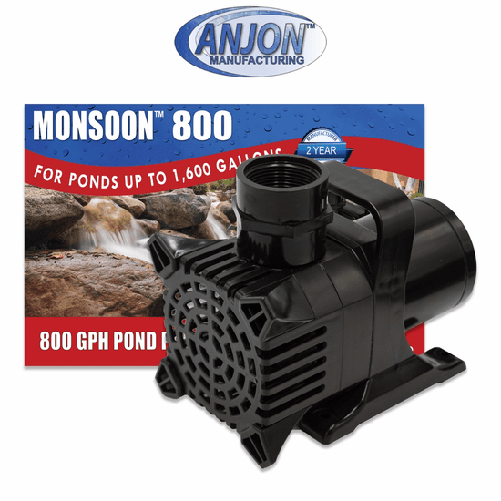 Anjon - Monsoon Pump - 800 GPH - 30ft Cord