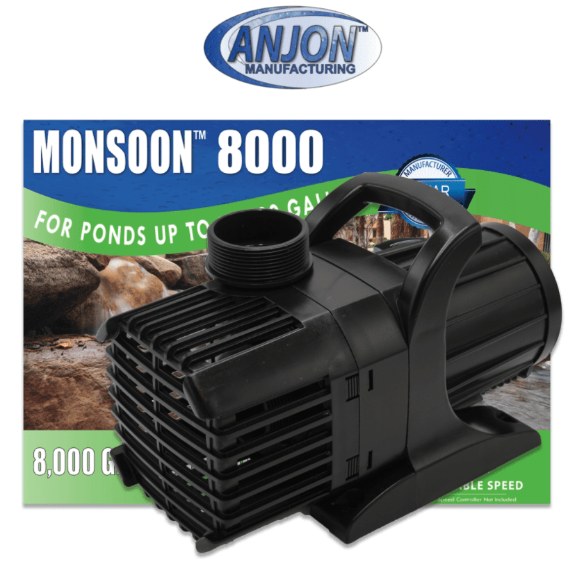 Anjon - Monsoon Pump - 8000 GPH - 30ft Cord
