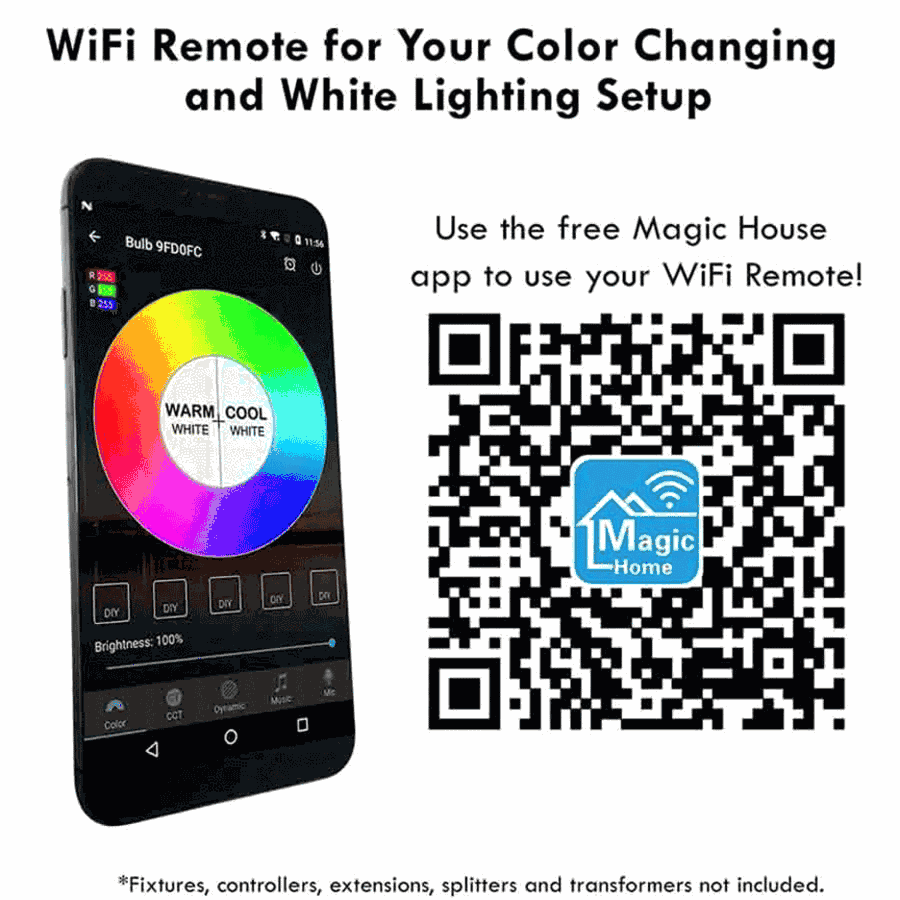 Anjon - RGB (Color Changing) Wi-Fi Controller - CCWIFIRGB
