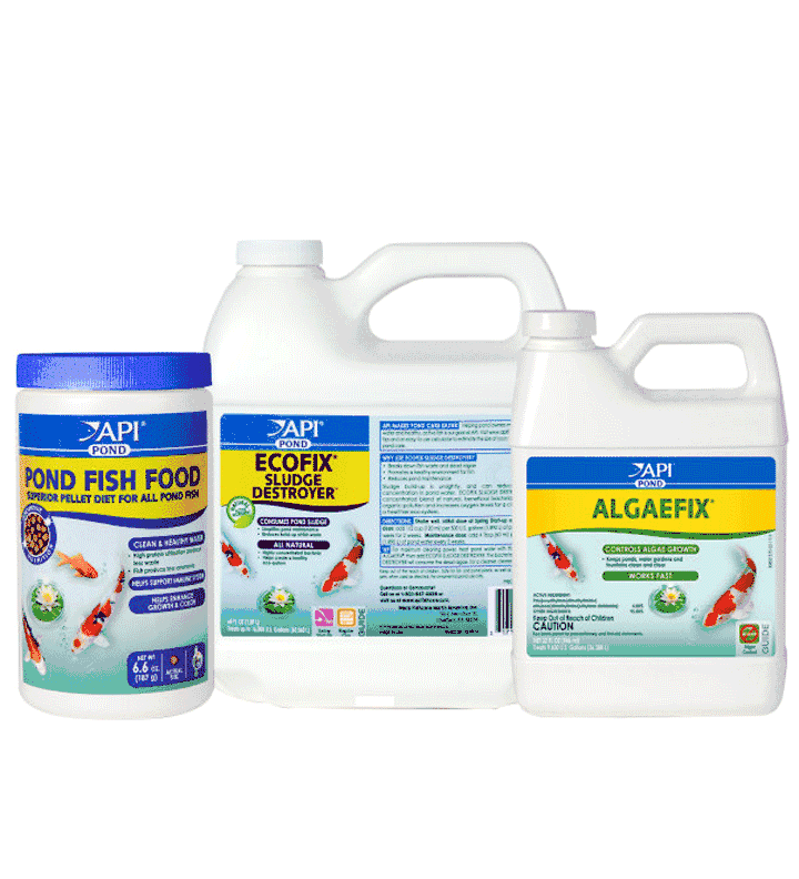API - Pond Essentials with Food - Includes EcoFix 64oz, AlgaeFix 32oz ...