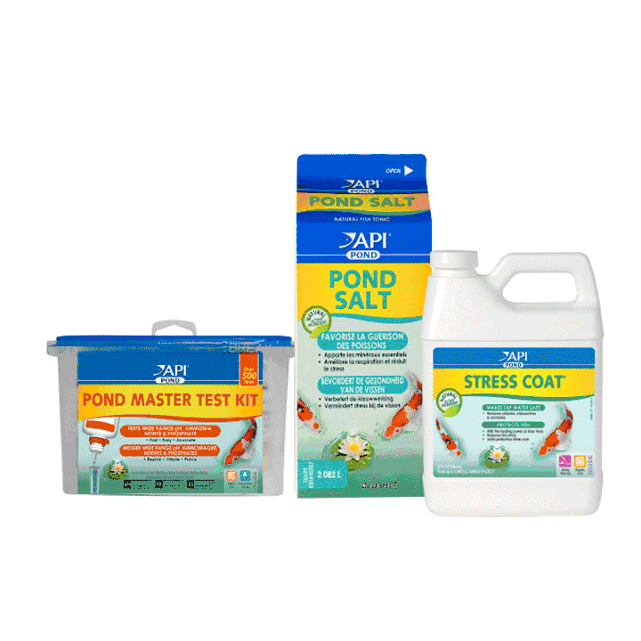API - Pond Starter Bundle - Includes StressCoat 32oz, Pond Salt 4.4lb ...