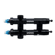 Classic Series with Wiper - Black - 2" In / Out