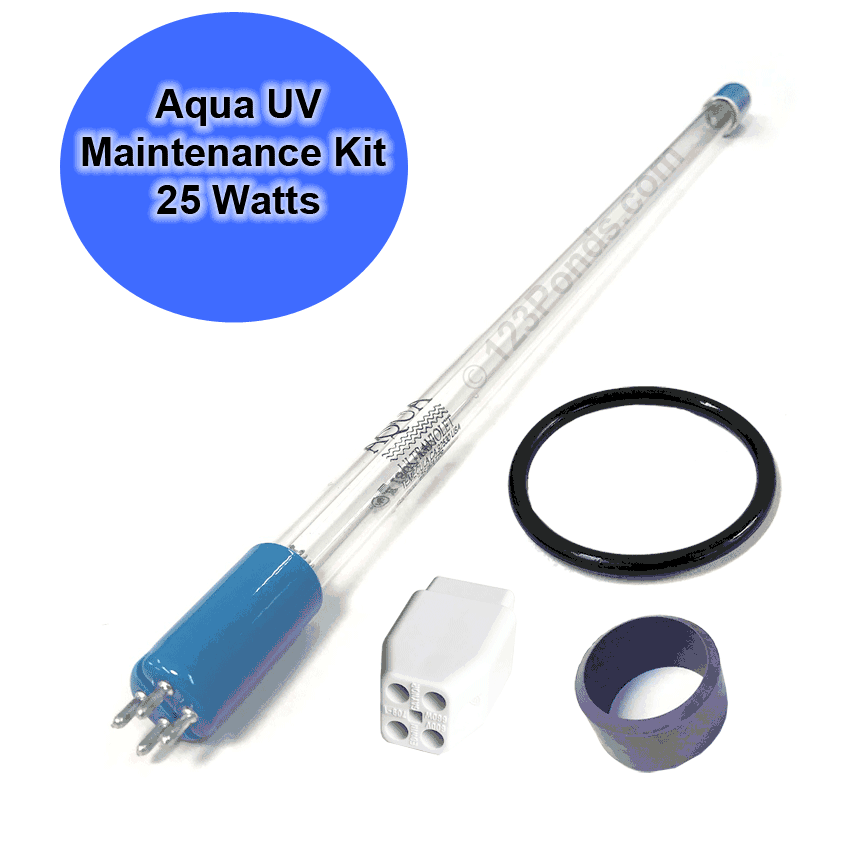 Aqua UV - Maintenance Kit - 25 Watt Includes: 1- 25 Lamp, 1-EZ Twist O ...