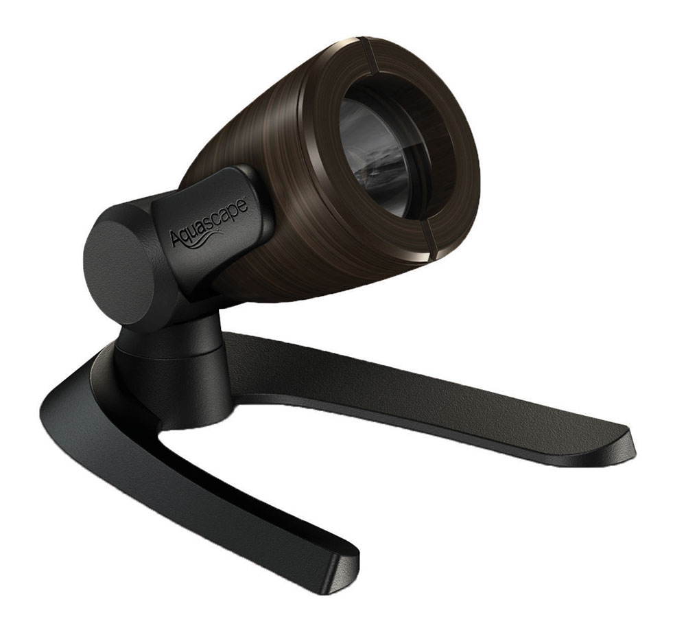 Aquascape - 1-Watt 12 Volt LED Bullet Spotlight-Architectural Bronze ...