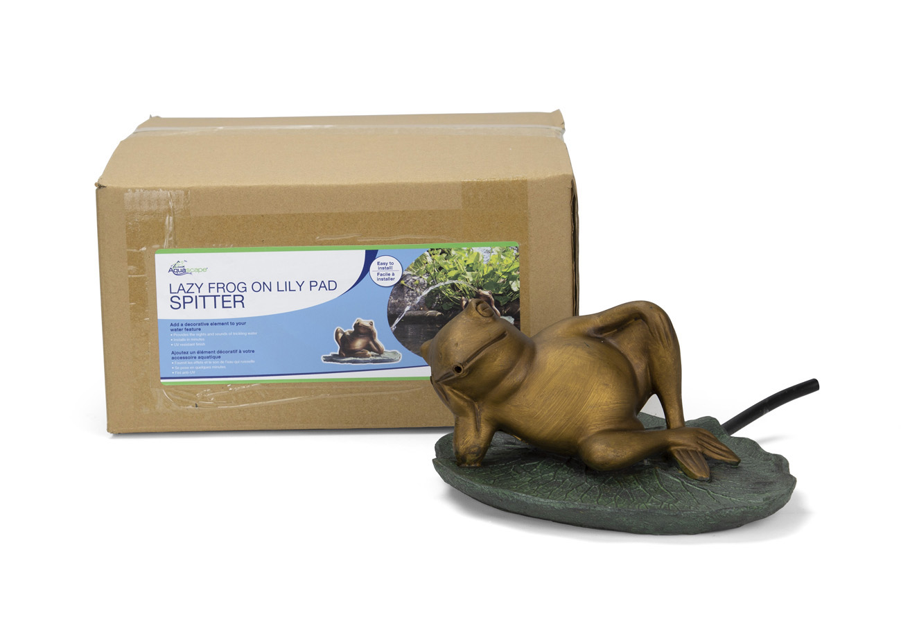 Aquascape - Lazy Frog on Lily Pad Spitter - 78311