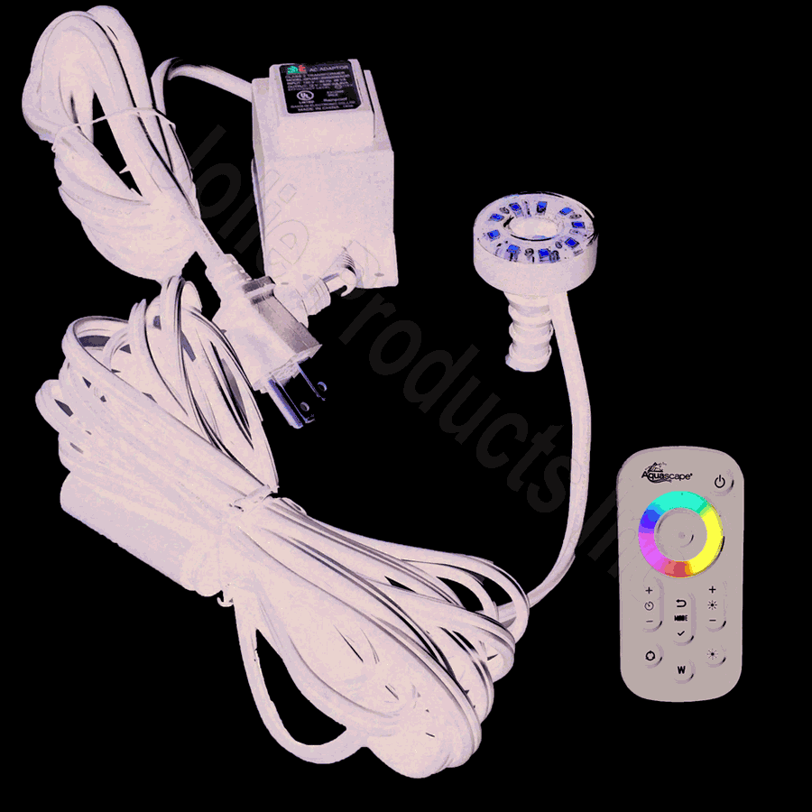 Aquascape - LED Color Changing Fountain Accent Light Includes Remote ...