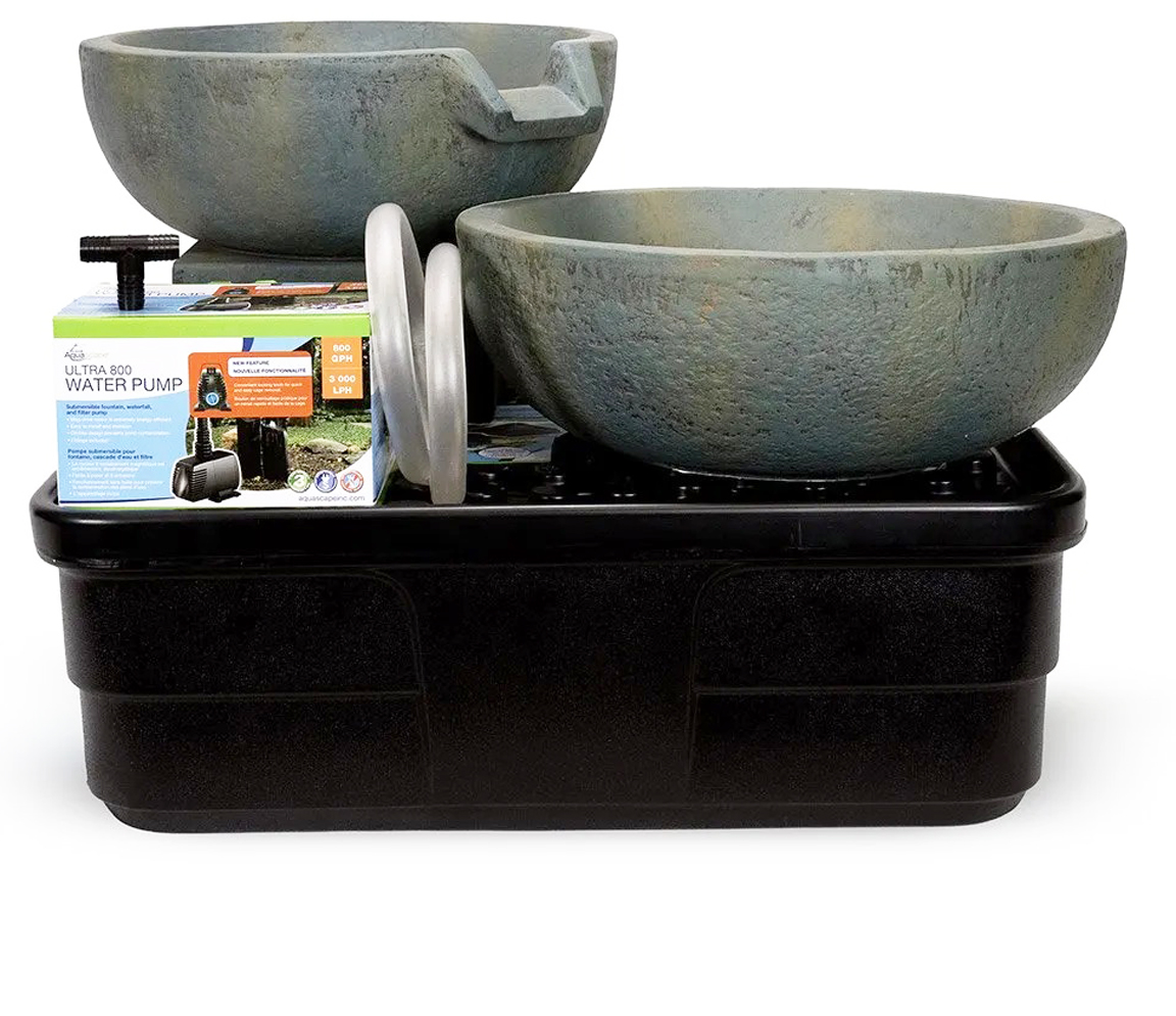 Aquascape - Spillway Bowl 19" and Basin 20" Fountain Kit - 78248