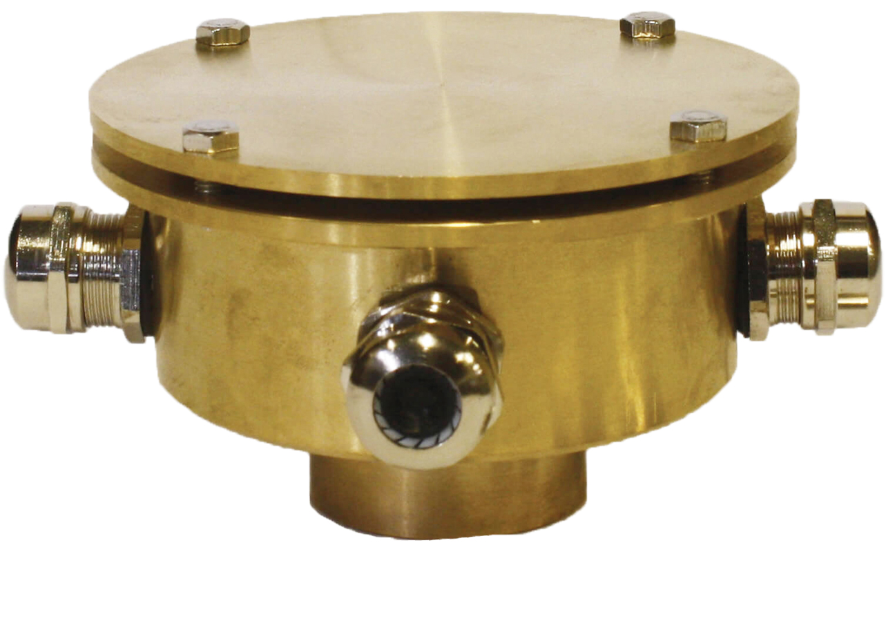 EasyPro - Bronze Underwater Junction Box - 4 ports with 1in bottom ...