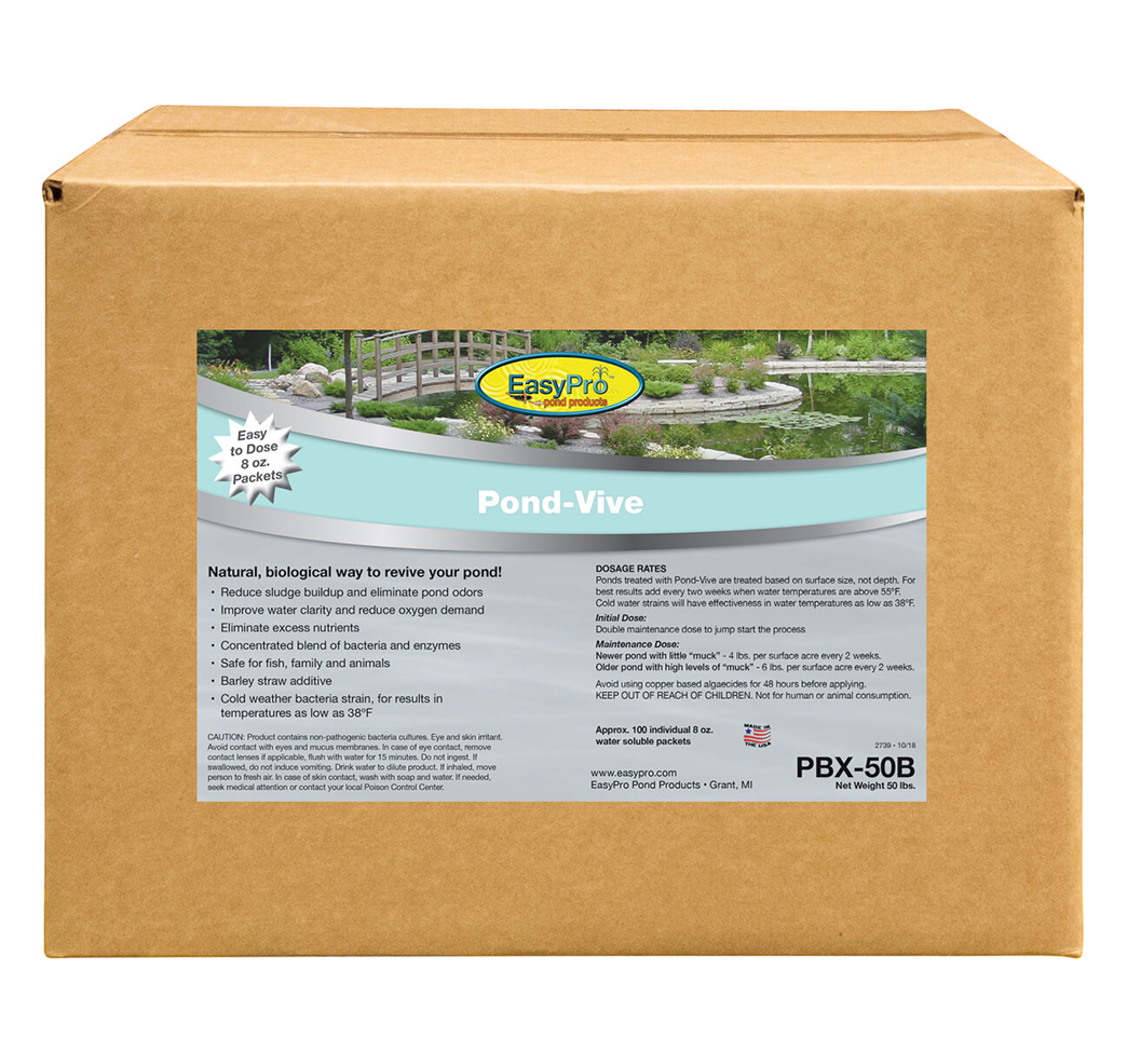 EasyPro - Pond-Vive Bacteria X - 100ct. 8oz Water Soluble Packs (approx ...