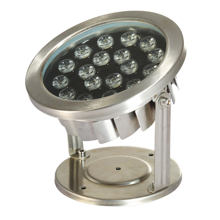 EasyPro - Stainless Steel LED Submersible Light - Warm White - 18 Watts ...