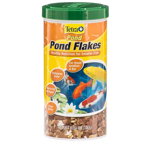 Tetra Pond Flakes - Flaked Fish Food - 6.35oz - (180 g) Canister - AQ-16210