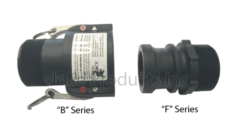 Gator Lock (B) Series - Female Adapter - 1-1/2" Male Thread - Locking