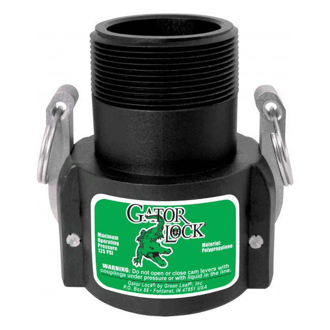 Gator Lock (B) Series - Female Adapter - 1-1/2" Male Thread - Locking