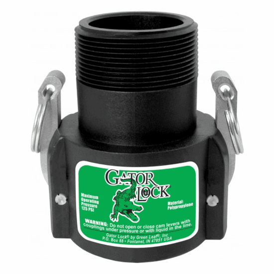 Gator Lock (B) Series - Female Adapter - 2" Male Thread - Locking