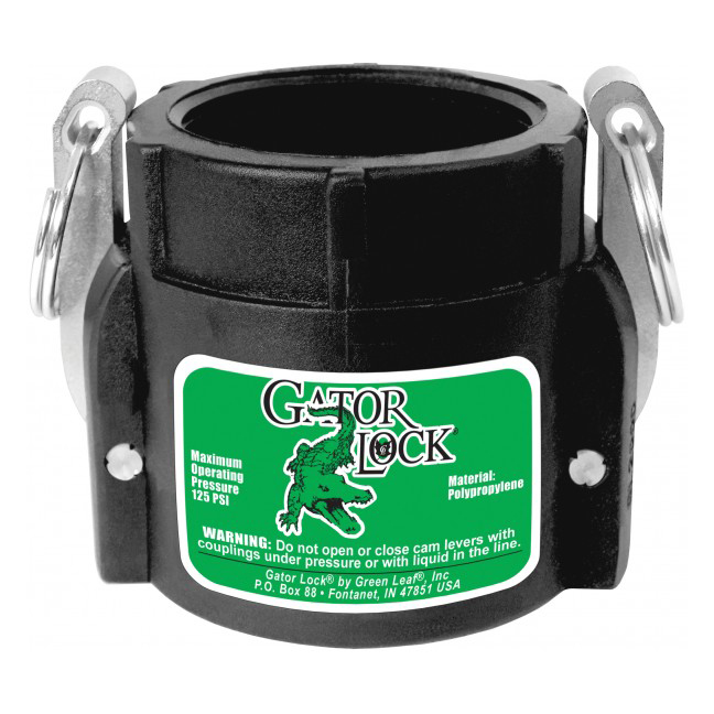 Gator Lock - (D) Series - Female Coupler - 1" Female Thread - Locking