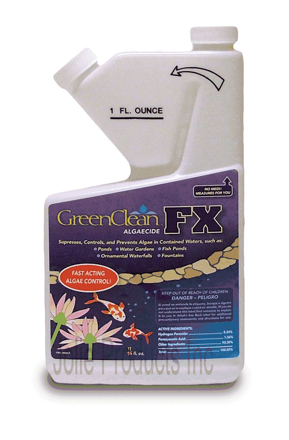 GreenCleanFx Liquid Algaecide - Algae Control - 16oz Bottle