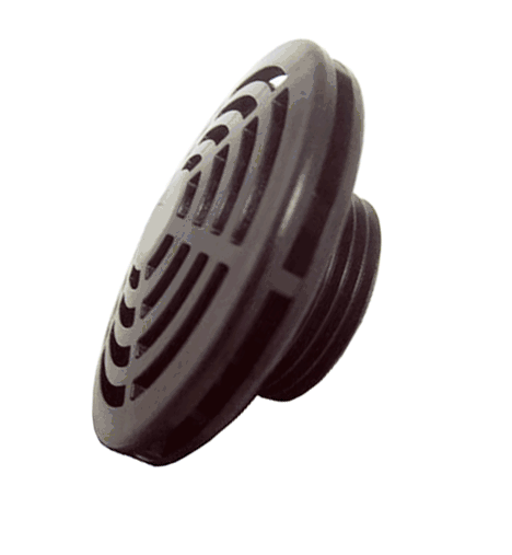 Lifegard - Low Profile Intake Strainer - 2" MPT - Black