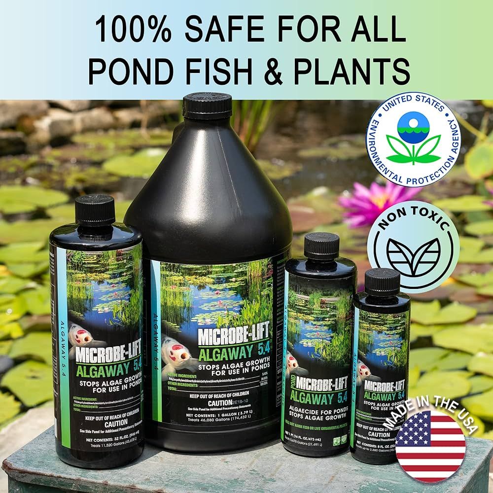 Microbe-Lift - Algaway 5.4 - Algae Control - 128 oz (Gallon) Bottle