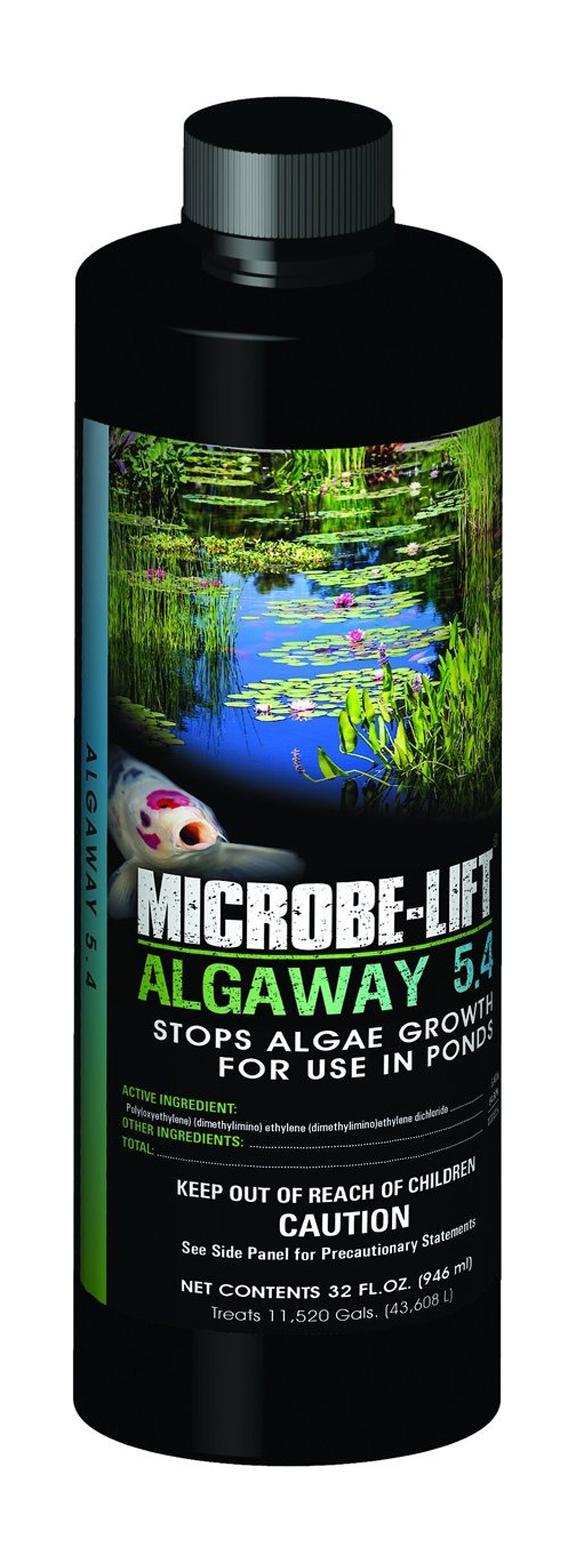 Microbe-Lift - Algaway 5.4 - Algae Control - 32 oz Bottle