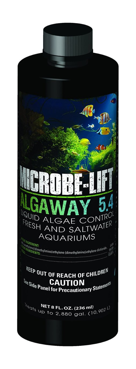 Microbe-Lift - Algaway 5.4 - Algae Control - 8 oz Bottle