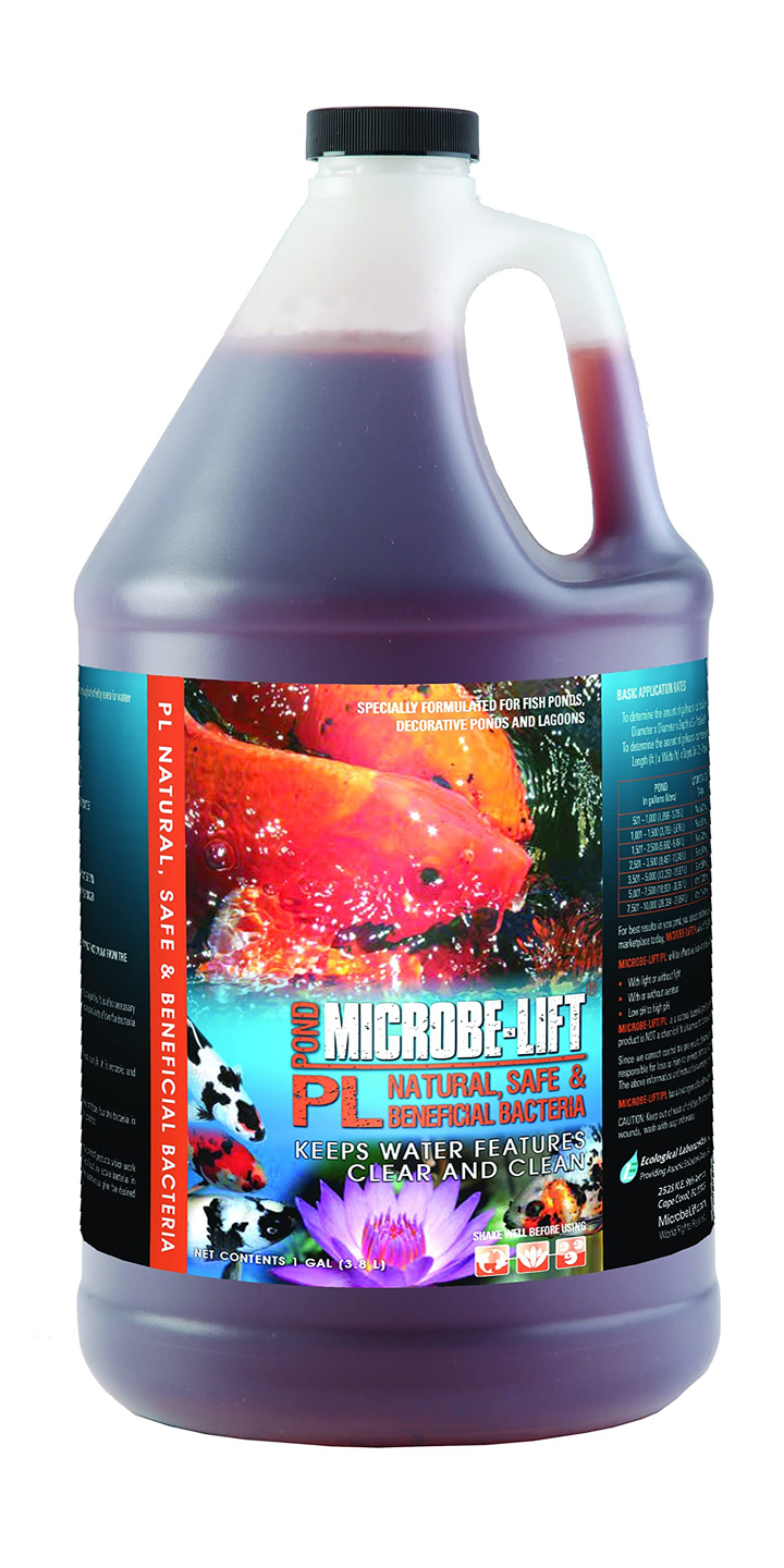 Microbe-Lift PL - #1 Beneficial Pond Bacteria - 128oz (Gallon) - 10PLG
