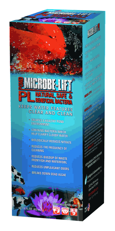 Microbe-Lift PL - #1 Beneficial Pond Bacteria - 16oz (Pint) - 10PLP