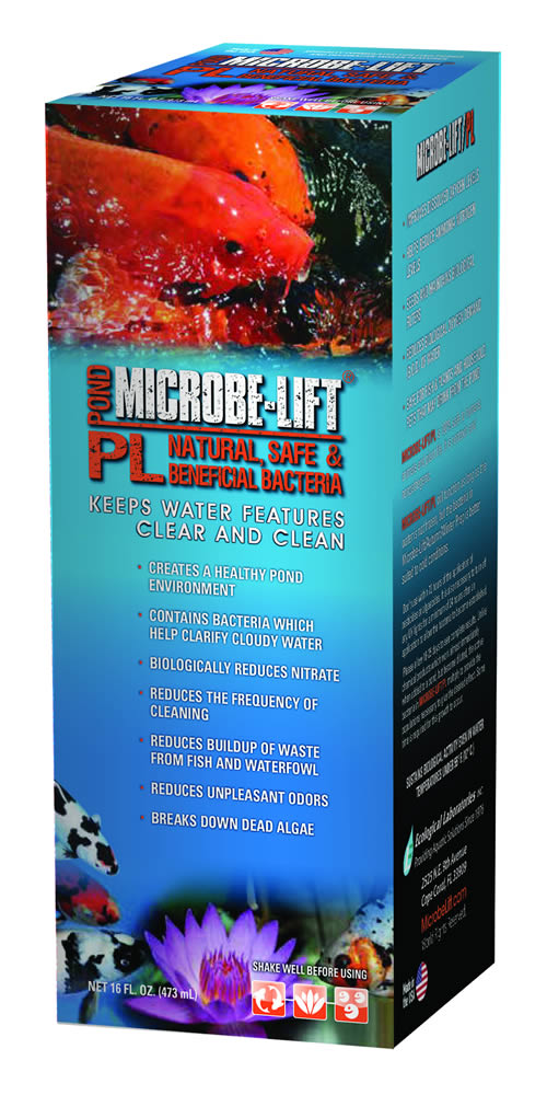 Microbe-Lift PL - #1 Beneficial Pond Bacteria - 16oz (Pint) - 10PLP